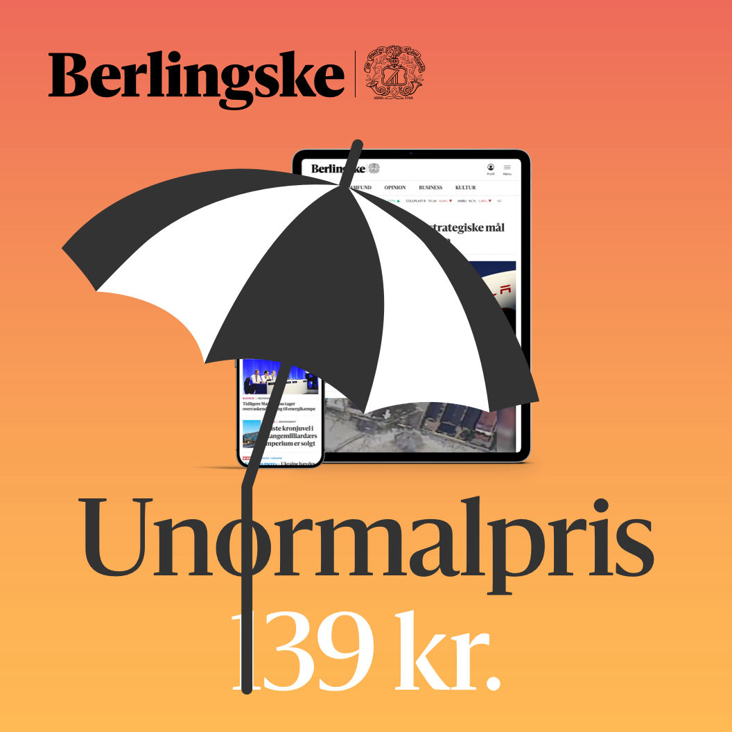 Berlingske | Få digital adgang til unormalpris: 39 kr./md. i 6 mdr.